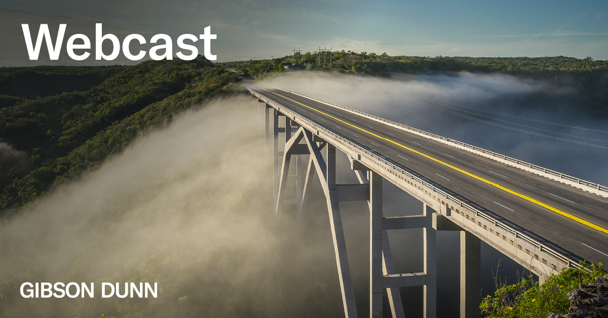 Webcast: M&A Insight: A.I. Issues, Climate Change Disclosures & Warranty Insurance - Gibson Dunn